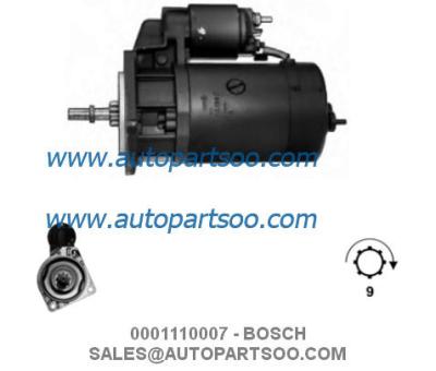 Китай 0001110007 0001110008 - мотор стартера 12V BOSCH 1.7KW 9T MOTORES DE ARRANQUE продается