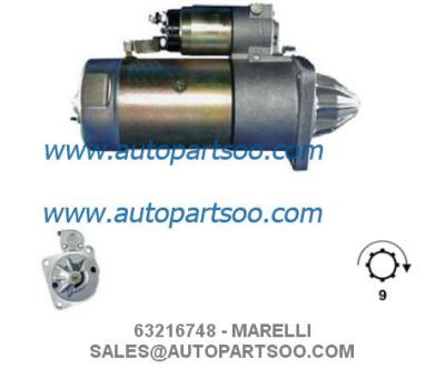 Китай 63216748 MT67DB - мотор стартера 24V MARELLI 4KW 9T MOTORES DE ARRANQUE продается