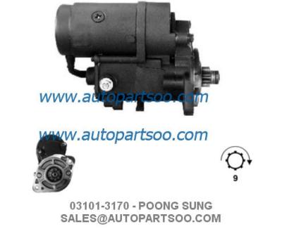 Китай 03101-3170 03101-3190 - СПЕТЫЙ POONG мотор стартера 12V 2KW 9T MOTORES DE ARRANQUE продается