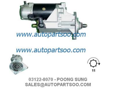Китай 03122-8070 OK87T-18-400 POONG СПЕТОЕ мотор стартера 24V 5.5KW 11T MOTORES DE ARRANQUE продается