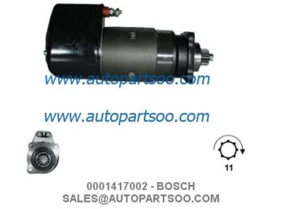 Китай 0001417002 4778060 - мотор стартера 24V BOSCH 6.6KW 11T MOTORES DE ARRANQUE продается