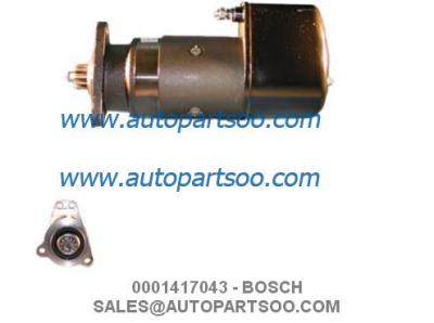 Китай 0001417043 - Мотор стартера 24V BOSCH 6.6KW 9T MOTORES DE ARRANQUE продается