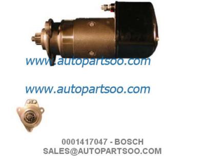 Китай 0001417047 - Мотор стартера 24V BOSCH 5.4KW 9T MOTORES DE ARRANQUE продается