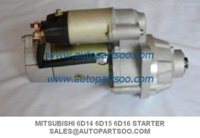 China Brand New Mitsubishi Starter Motor For Mitsubishi 6D14 6D15 6D16 for sale