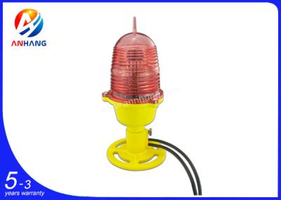 China Steady burning red single aviation obstruction light/low intensity LED aircraft warning light/telecom tower light for sale