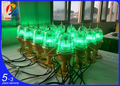 China Heliport perimeter light, Green Led helipad Recessed lights for sale