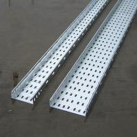 China Rectangular Galvanized Perforated Cable Tray High Load Capacity for sale
