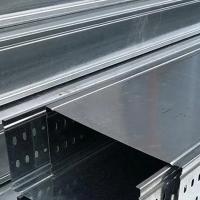 China Anti Rust Long Span Cable Tray Galvanised Rectangular Shape for sale