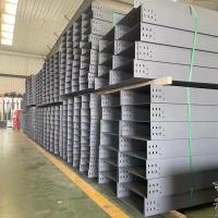 China Long Span Exterior Cable Tray Steel Customized Width Rectangular for sale