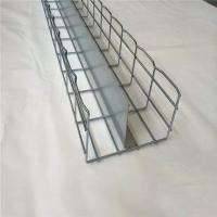 China Adjustable Grid Cable Tray Electro Galvanized Wire Tray Silvery Color for sale