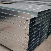 China Wall Mounted Hot Dip Galvanized Cable Tray Customized Length for sale