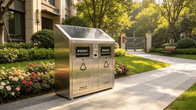 China Customizable Smart Waste Bin Intelligent Sorting Solar Panel Garbage Can for sale