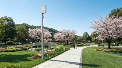 China Customizable Smart Street Light Pole LED Display Screen Custom Light Poles for sale