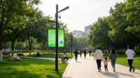 China LED Display Smart Light Pole IP65 Custom Light Poles for sale