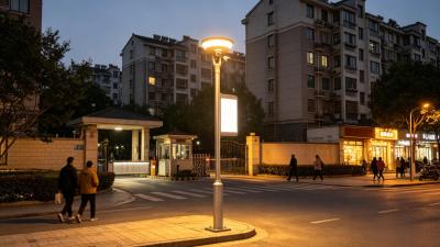 China Security Smart City Light Pole Industrial Park Smart Street Lamp for sale