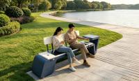 China Reading Smart Backrest Bench Wireless Charging Two USB Charging Bluetooth Speaker Smart Lighting for sale