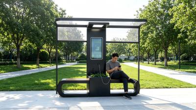 China Canopy Smart Solar Bench Mosquito Control Wireless Charging USB Charging Smart Positioning for sale