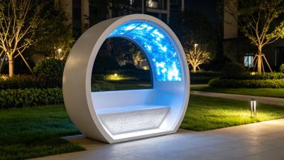 China WiFi Hotspot Smart Solar Bench Wireless Charging Bluetooth Speaker USB Charging Smart Lighting for sale
