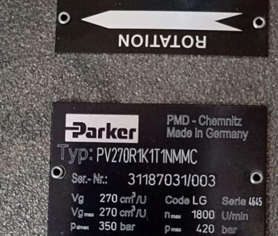 China Parker PV270R1K1T1NMMC Axial Piston Pump for sale