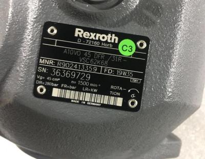 中国 Rexroth R902413359 A10VO45DFR/31R-VSC62K68 AA10VO45DFR/31R-VSC62K68の軸ピストン可変的なポンプ 販売のため