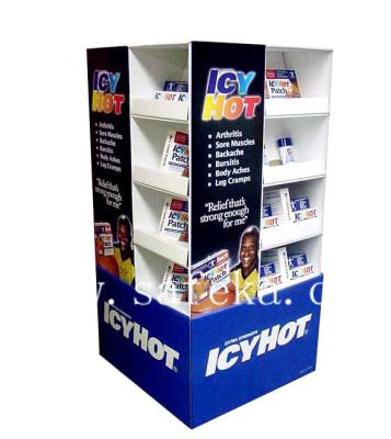 China Custom Cardboard POS Pallet Displays in pharmacy stores for sale