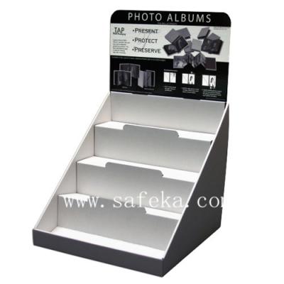 China POP Cardboard Counter Display Box for Photo Albums for sale