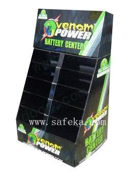 China OEM Cardboard Corrugated Cardboard Counter Table Top Displays for sale