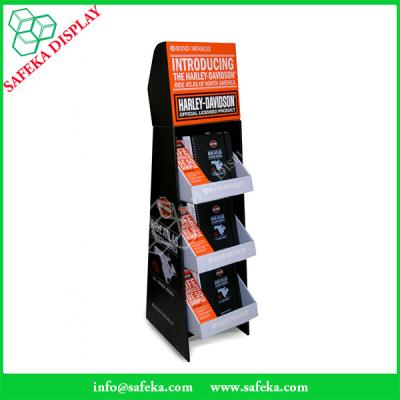 China POS paper paperboard  book shelf display Promotion Cardboard retail display magazine stand for sale
