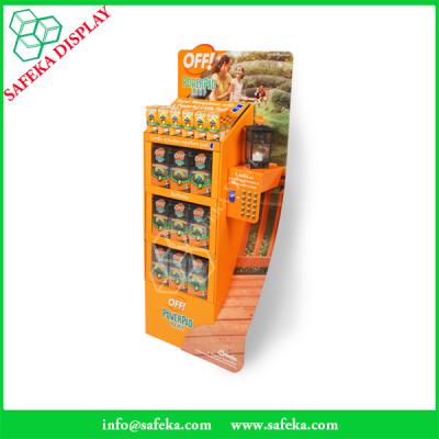 China Funko shape pop custom retail packaging display template paper store stand Promotion cardboard shelf stand for floating for sale