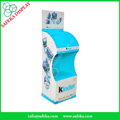 China Point of purchase Customized  printed Promotion Rack Cardboard advertising Chocolate shelf for sale