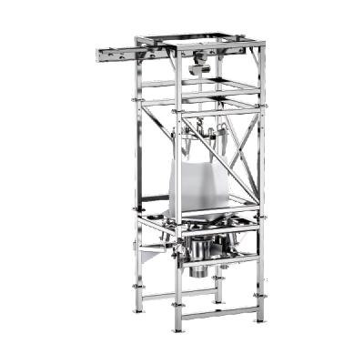 China Space Saving Raw Materials Unloading System Bulk Materials Big Bag Unloading Station for sale