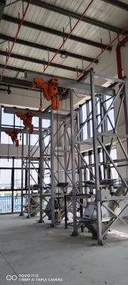 China Space Saving Raw Materials Unloading System Bulk Materials Big Bag Unloading Station for sale