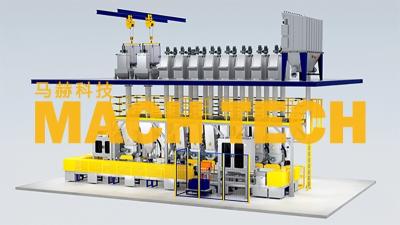 China High Accuracy Automatic Batch Weighing System Weighing And Dosing Machine for sale