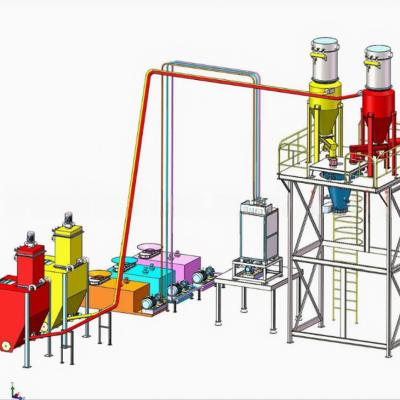 China Automatic Carbon Black Weighing Machine For Rubber Products Processing for sale