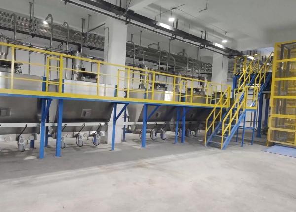Quality Automatic Mach Tech Bulk Bag Unloading Station For Centralized Feeding System for sale