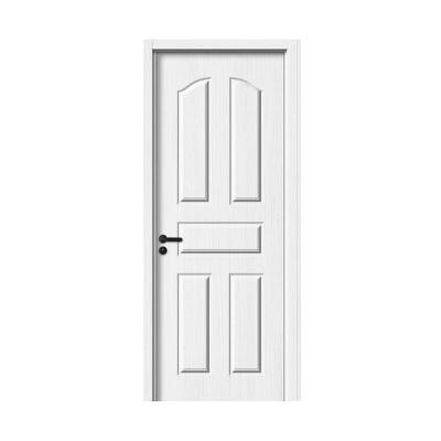 China Simple Other OAK White Primed 6 Panels Soundproof Door Solid Composite Wood Melamine Interior Doors Design Price for sale
