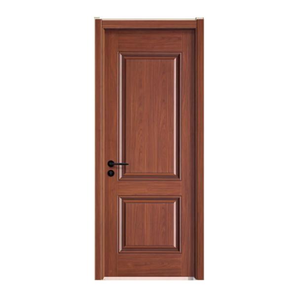 Quality Customizable Wooden Wood Double Doors Solid Interior Veneer Room Modern Panel  Door for Office Philippines Price with Smart Lock for sale
