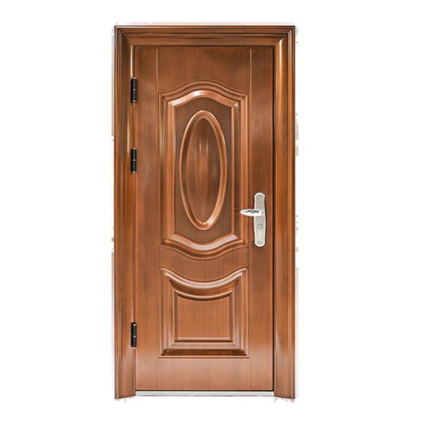 Quality China Exterior Bullet Proof Front Door Turkish Interior Security Steel Doors for Entrance Bedroom Front Entry with Smart Lock for sale