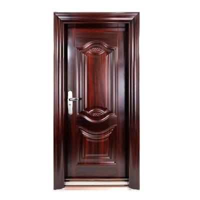 China New Arrival Fancy Turkish Style Entrance External Safety Security Steel Front Swing Security Door for Sales for sale