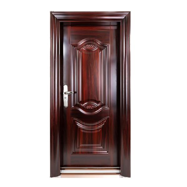 Quality New Arrival Fancy Turkish Style Entrance External Safety Security Steel Front Swing Security Door for Sales for sale