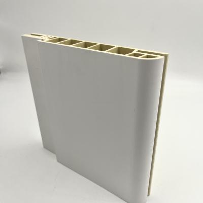 China Shaker Prehung Interior Flush WPC Skin Hollow Doors and Cheap PVC Doors Panel Sample Jamb Frame With Smart Lock for sale
