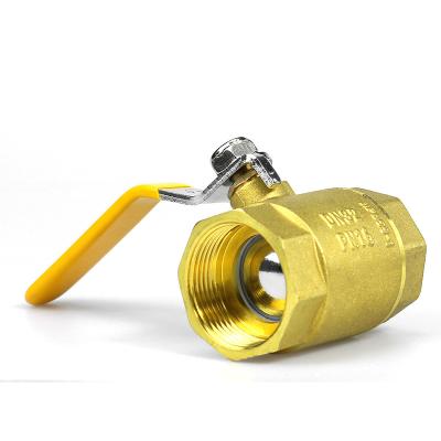Cina La femmina della valvola a sfera del metallo dell'acqua dell'olio ha infilato i produttori d'ottone forgiati della valvola a sfera in vendita