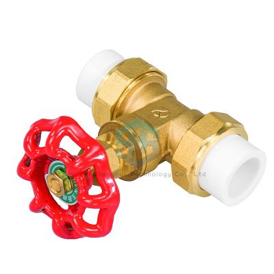 China Free Sample Metal Gate Valve PN16  PPR Pipe Gate Valve For water for sale