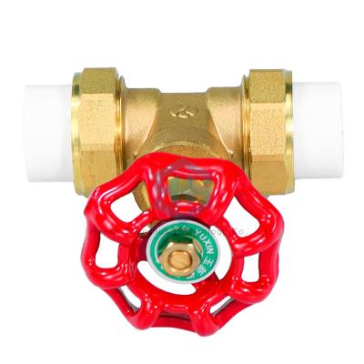 China Free Sample Metal Gate Valve PN16  PPR Pipe Gate Valve For water for sale