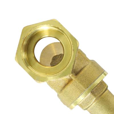 Cina Valvola a saracinesca a 4 pollici a 3 pollici a 2 pollici d'ottone del triangolo della valvola a saracinesca del contatore per acqua in vendita