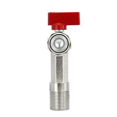 China Van het de Hulpmiddelenmessing van de hoekhardware van de de Drukhulp de Kogelklep NPT/BSP-Draadoem Te koop