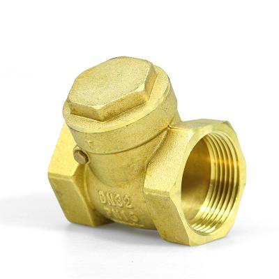 中国 DN32 DN15の金属のコネクターの黄銅の横の非帰りの振動逆止弁 販売のため
