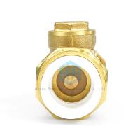 China Vertical PPR Double Union Non Return Valve for Water Meter 1/2 to 4 Inch Brass for sale