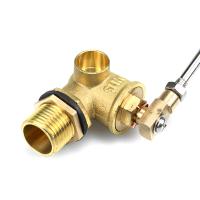 China Brass Float Ball Valve 1/2 to 1 Inch Water Tank Valve Normal Temperature RoHS for sale