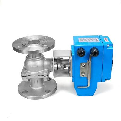 Cina AC220V 24VDC 12VDC 4 - valvola a sfera elettrica di controllo di scorrimento dell'acqua dell'azionatore 20mA in vendita
